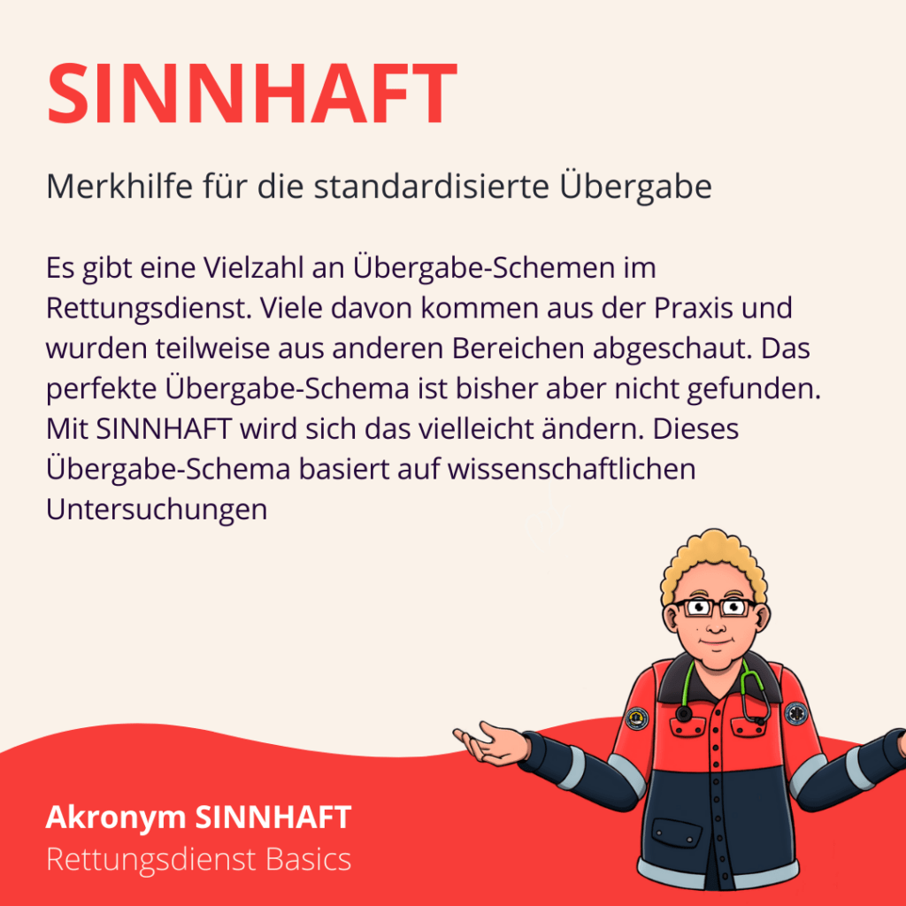 SINNHAFT bergabe Im Rettungsdienst Rescuelearn SINNHAFT bergabe Im Rettungsdienst Rescuelearn